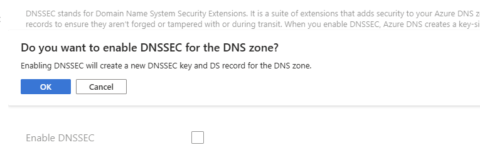 Configuring DNSSEC for Azure DNS